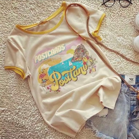 Tops | Postcards Beach Tee Vintage Retro Inspired Shirt | Poshmark